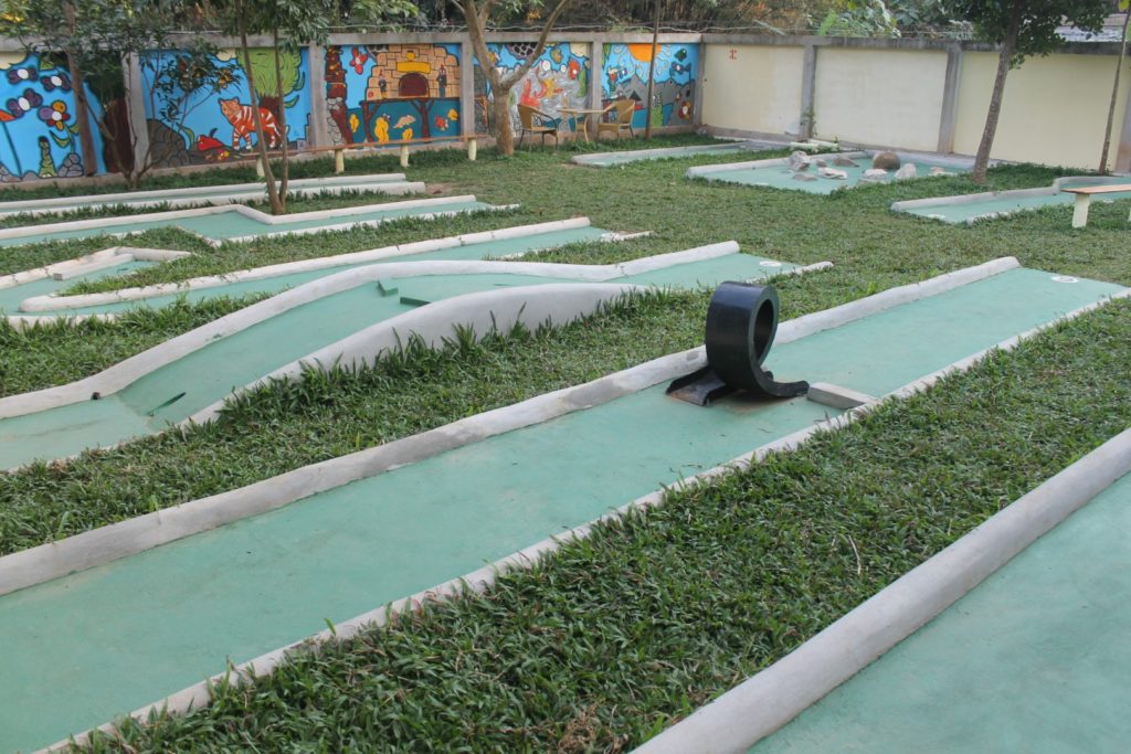 Crazy (mini) Golf & Playground | Luang Prabang with Children • EXPLORE ...